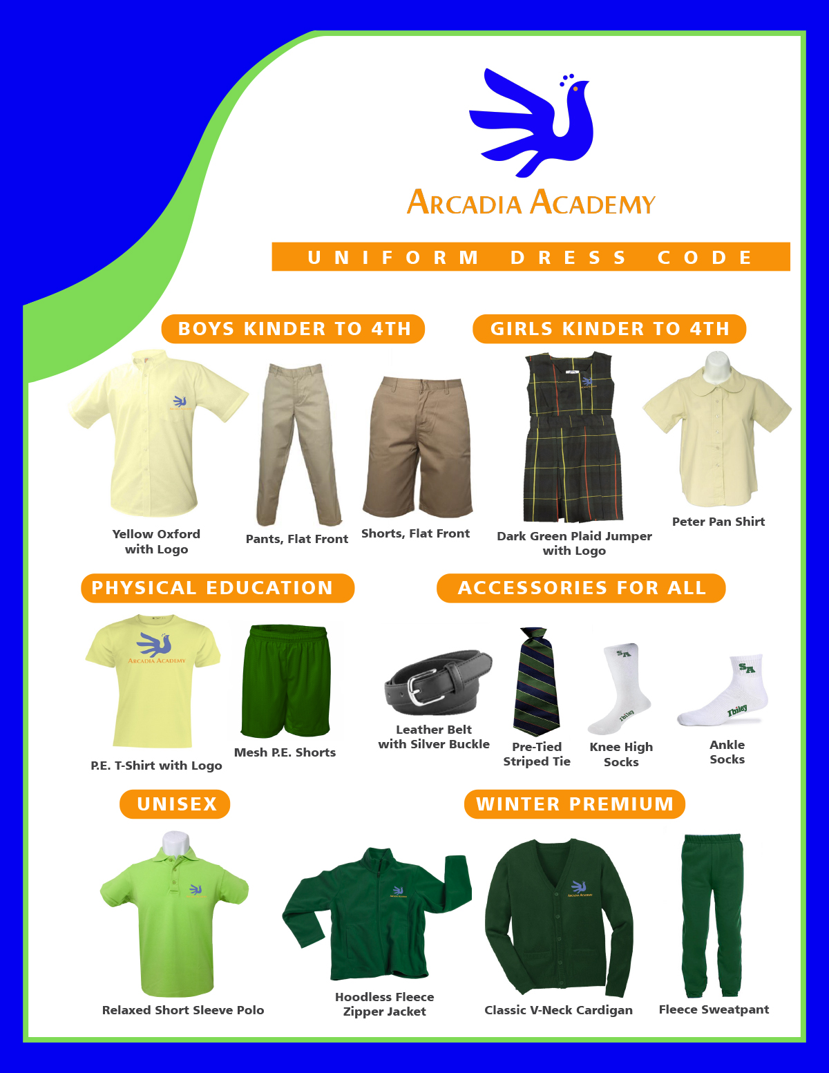 Uniforms - Arcadia Academy